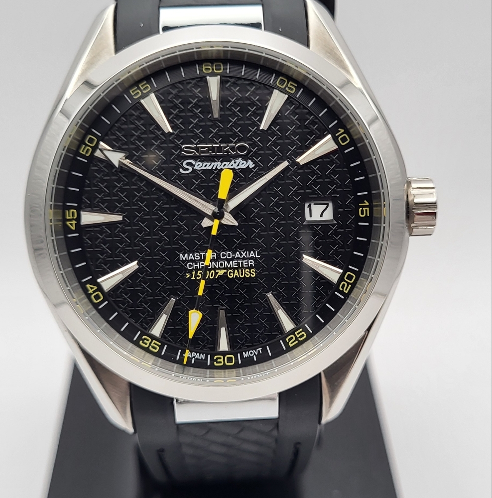 New Seiko Mod 41mm Automatic Watch Aqua Terra Homage - Gem